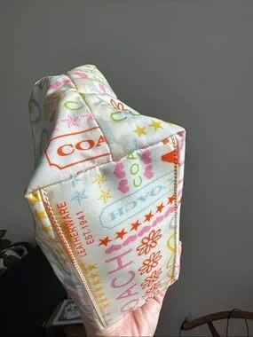 Coach | Bags | Coach Y2k Scribble Print Mini Shoulder Bag Authentic ...